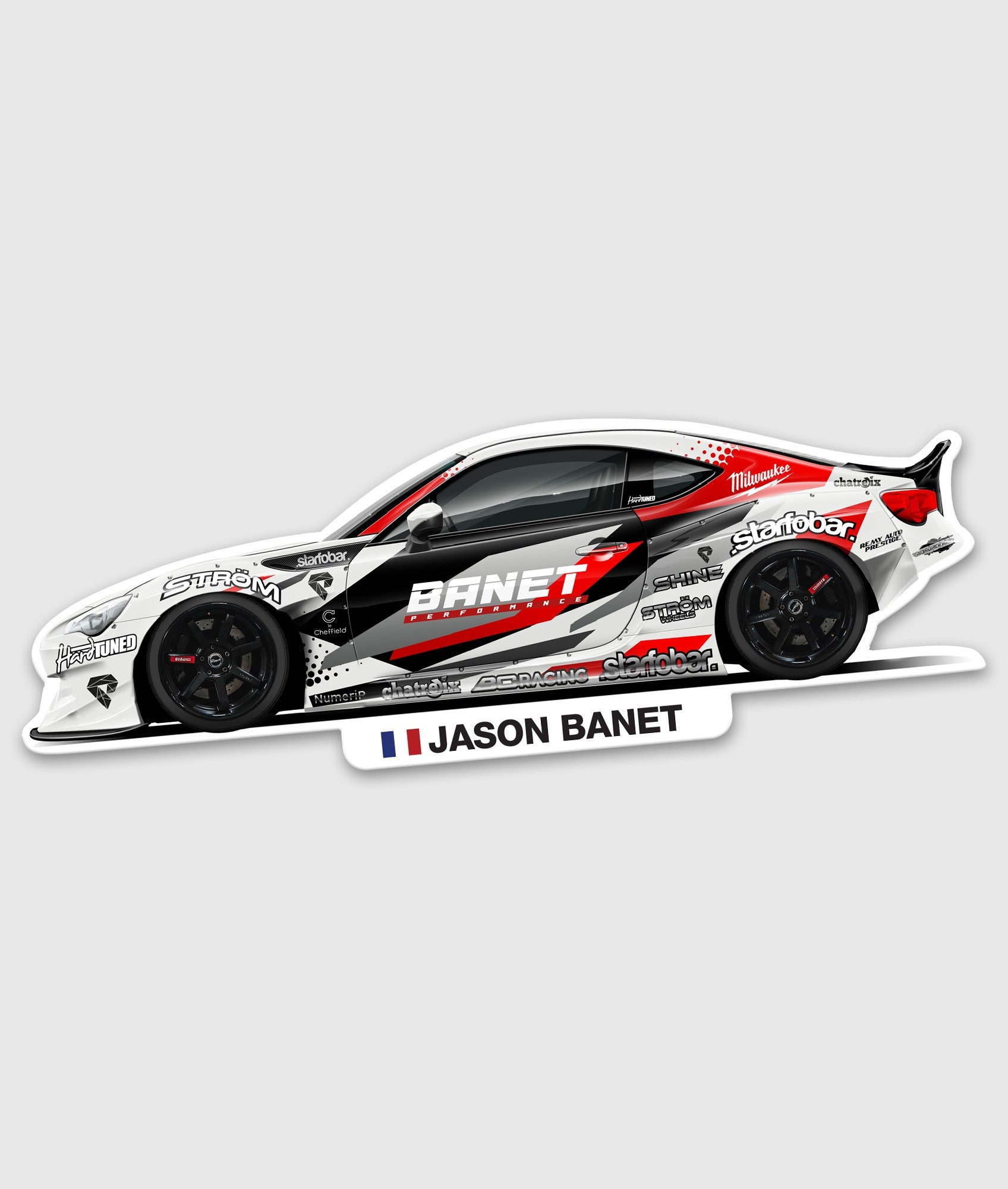 Jason Banet GT86 Vinyl Sticker – Hardtuned Australia