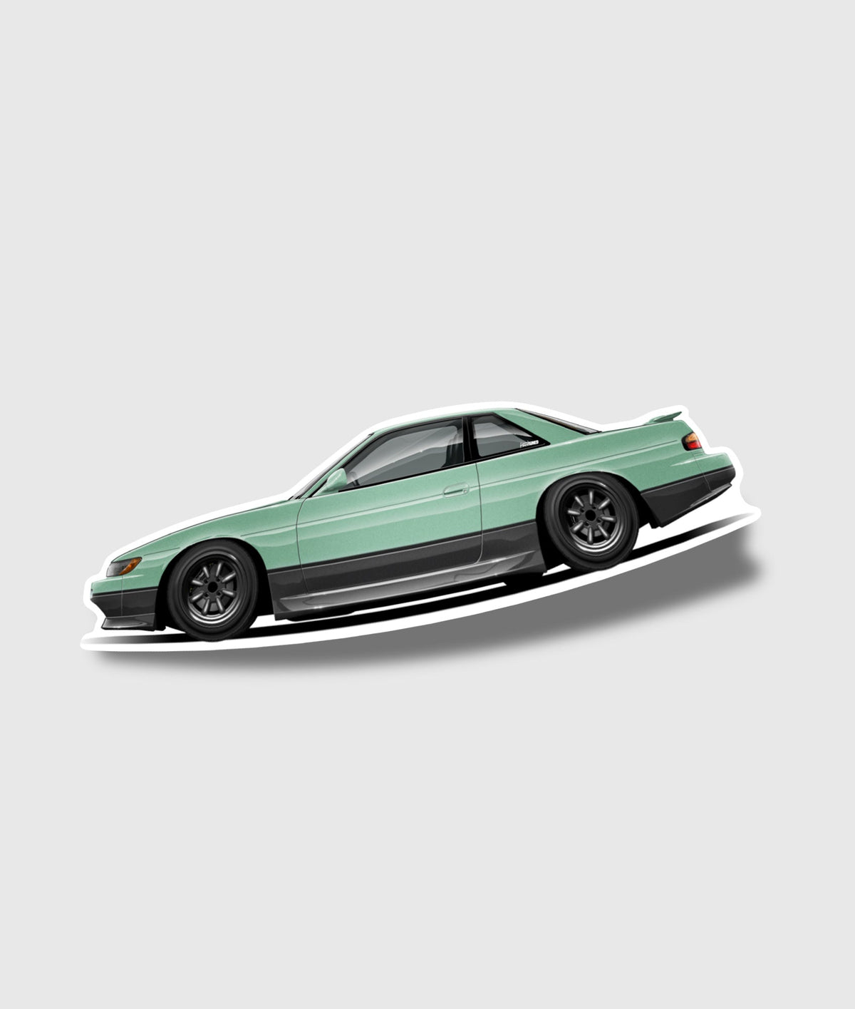 Nissan S13 Sticker - Seafoam - Hardtuned Australia