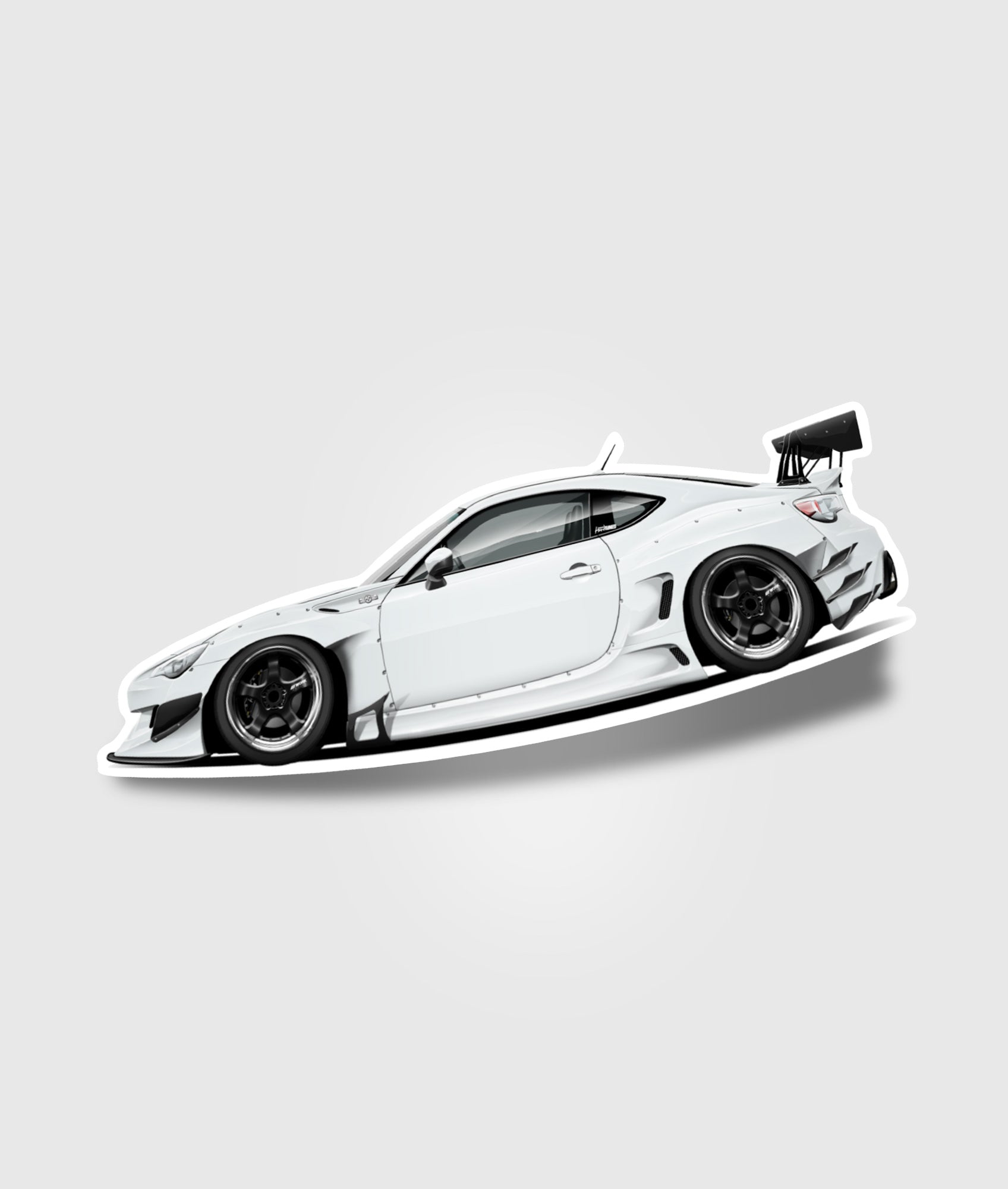 Toyta GT86 Sticker - White – Hardtuned Australia