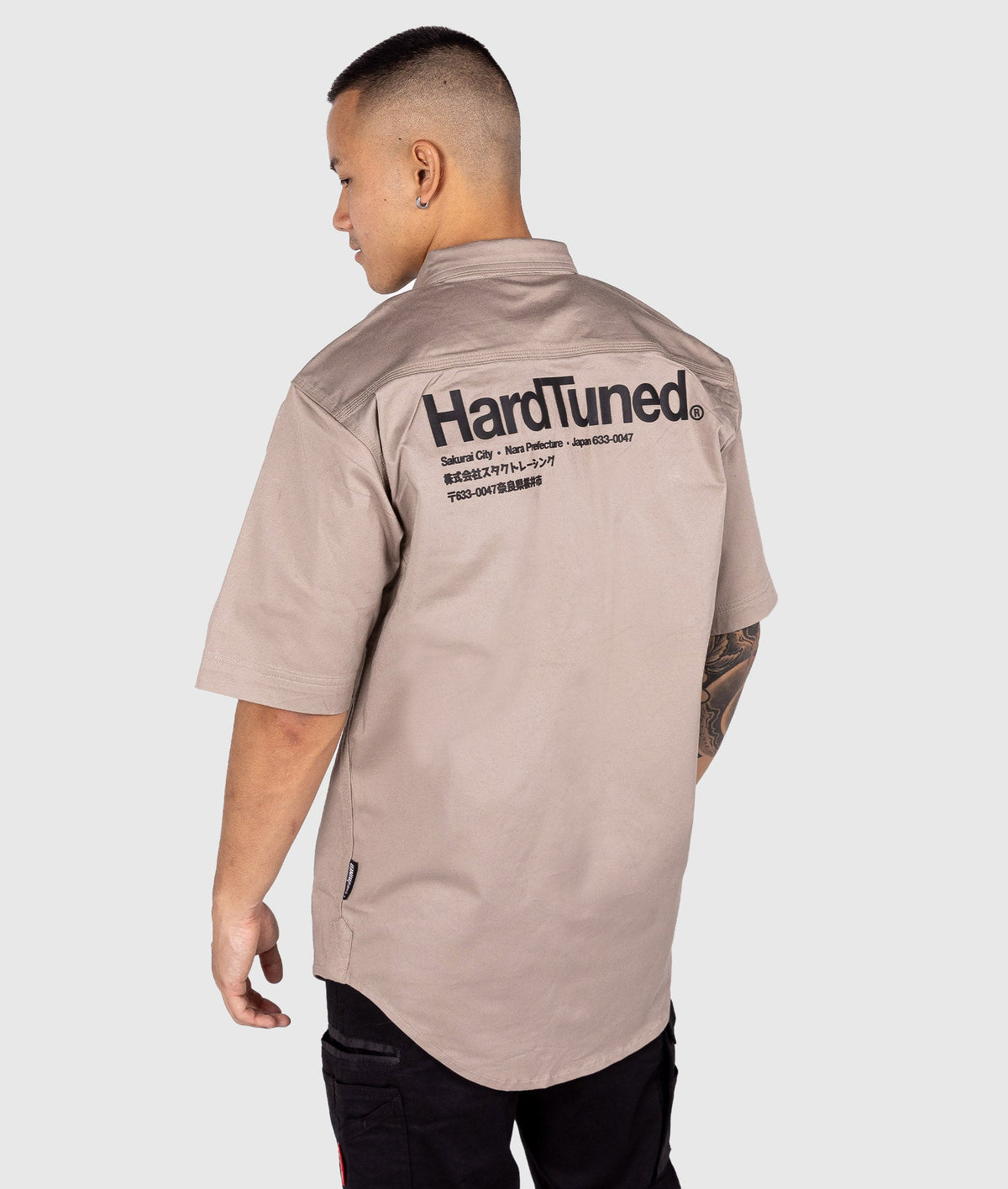 Hardtuned Short Sleeve Work Shirt - Tan - Hardtuned Australia