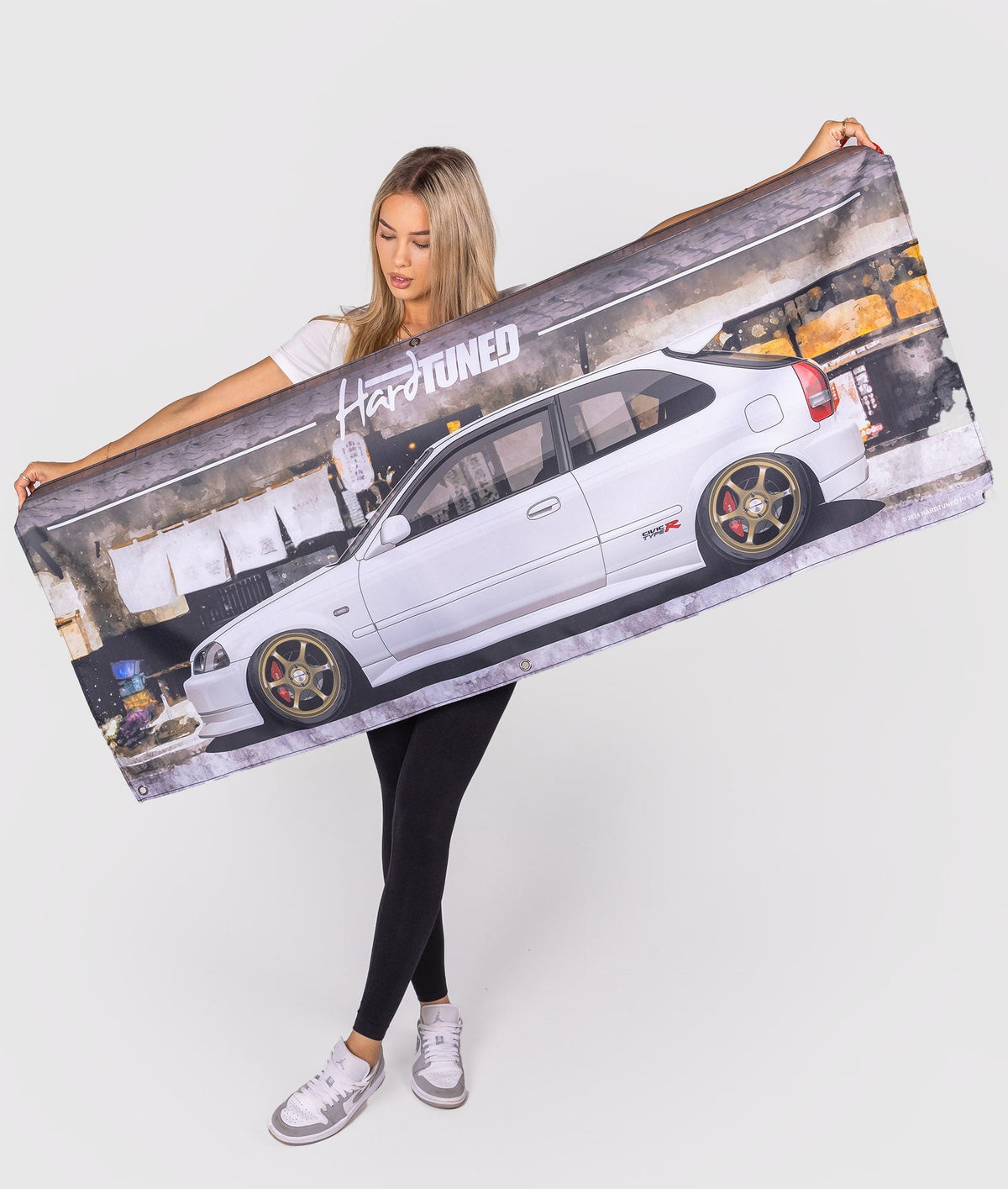 Honda Civic EK Garage Flag - Hardtuned Australia