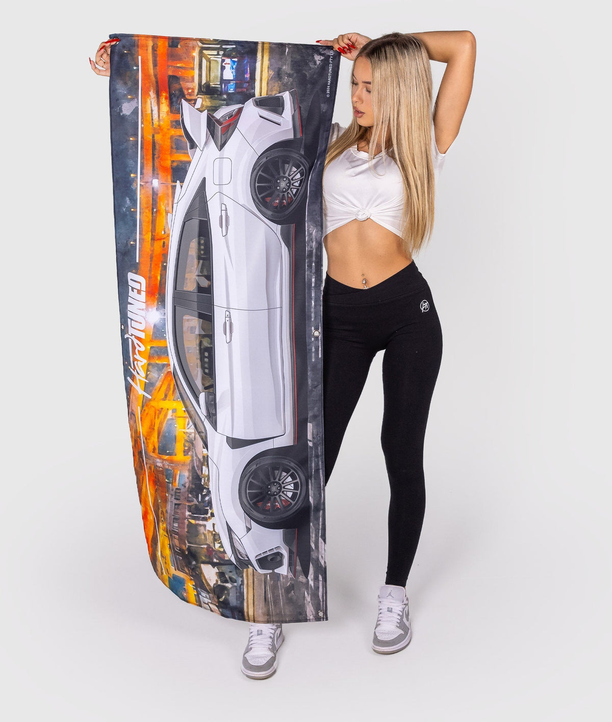 Honda Civic FK8 Garage Flag - Hardtuned Australia