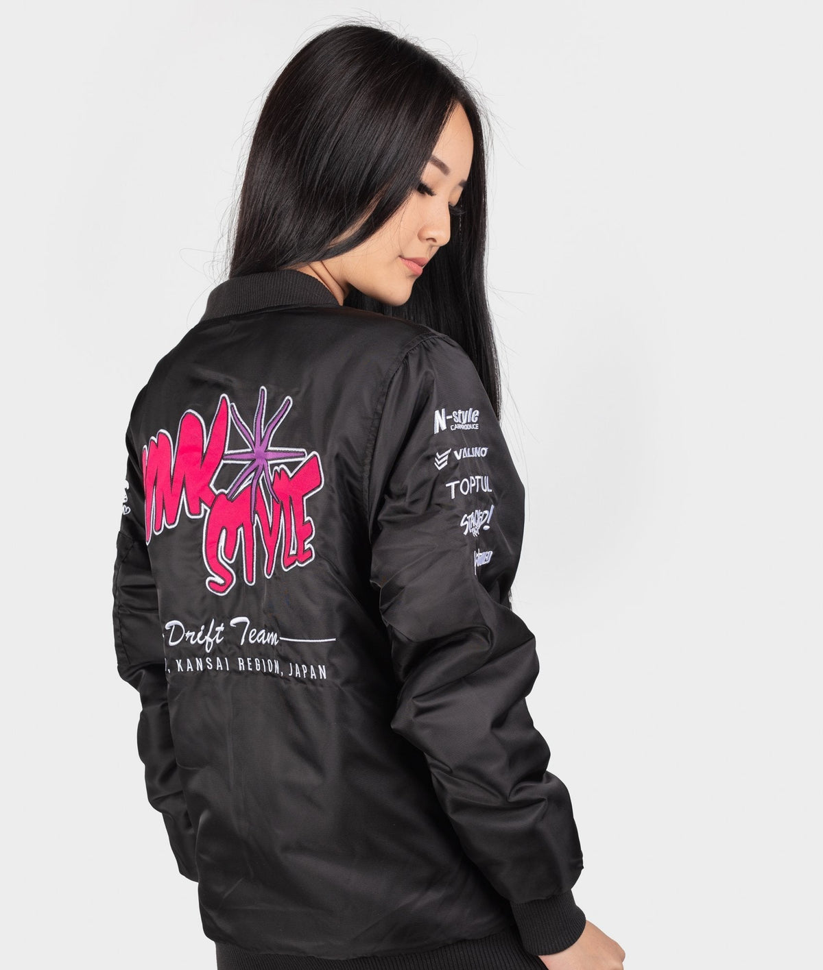 Pinkstyle - Drift Team Womens Bomber Jacket - Hardtuned Australia
